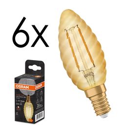 hofstein LED E14 6er Set 2,5 Watt 2400 Kelvin 220 Lumen