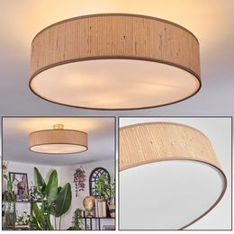 hofstein Foggia Deckenleuchte 50 cm Nickel-Matt, 3-flammig