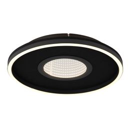 Globo Emory Deckenleuchte LED Schwarz, 1-flammig