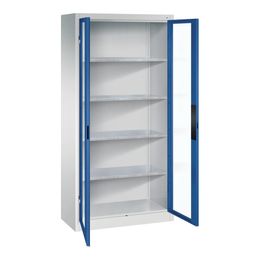 C+P Werkzeugschrank Acurado, 1950x930x400mm, 7035/5010 ; C + P Möbelsysteme (8920-055|S10164)