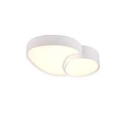 Trio RISE Deckenleuchte LED Weiß, 1-flammig, Fernbedienung