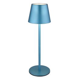 Globo Vannie Tischleuchte LED Blau, 1-flammig