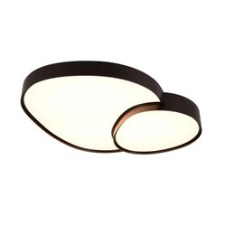 Trio RISE Deckenleuchte LED Schwarz, 1-flammig, Fernbedienung