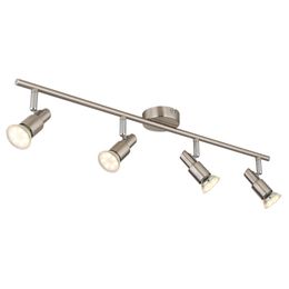 Globo Kinley Deckenleuchte Chrom, Nickel-Matt, 4-flammig