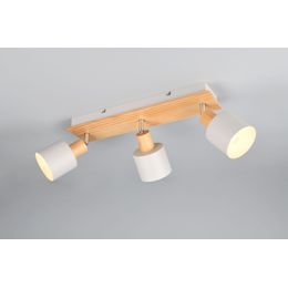 Trio Shanti Deckenspot Grau, 3-flammig