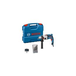 Bosch Schlagbohrmaschine GSB 24-2 mit 7-teiligem Holzbohrer-Set Lochsäge-Set (060119C802)