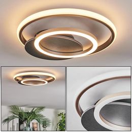 hofstein Lynor Deckenleuchte LED Anthrazit, Schwarz, 1-flammig