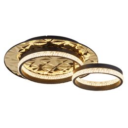 Globo Della Deckenleuchte LED Gold, Schwarz, 1-flammig