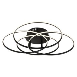 Globo Kombos Deckenleuchte LED Schwarz, 1-flammig