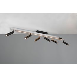 Trio Zeno Deckenleuchte LED Aluminium, 7-flammig, Fernbedienung