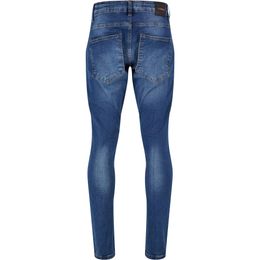 2Y Premium Jeans Herren Gr&ouml;&szlig;e 33 blue denim / wei&szlig;