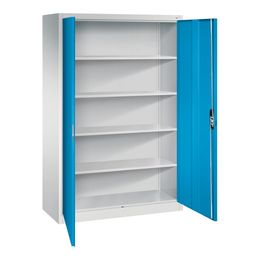 C+P Büroschrank Acurado, 1950x1200x500mm, 7035/5012 ; C + P Möbelsysteme (9480-000|S10934)