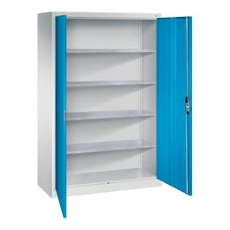 C+P Werkzeugschrank Acurado, 1950x1200x500mm, 7035/5012 ; C + P Möbelsysteme (8931-00|S11012)