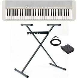 Casio Home-Keyboard &raquo;Piano-Keyboard-Set CT-S1WESET&laquo; ideal f&uuml;r Piano-Einsteiger und Klanggourmets; wei&szlig;