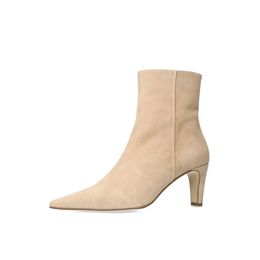 Manfield Stiefelette Damen Gr&ouml;&szlig;e 39 sand Winterschuhe