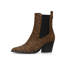 Manfield Chelsea Boots Damen Gr&ouml;&szlig;e 38 cognac / schwarz Winterschuhe