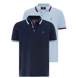 Williot Poloshirt Herren Gr&ouml;&szlig;e M nachtblau / hellblau