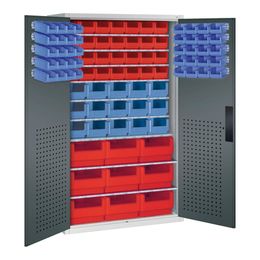C+P Magazinschrank Serie 13, 1950x1100x535mm, 7035/7016 ; C + P M&ouml;belsysteme (130276-65|S10104)