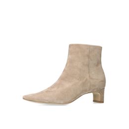Manfield Ankle Boots Damen Gr&ouml;&szlig;e 38 beige Winterschuhe