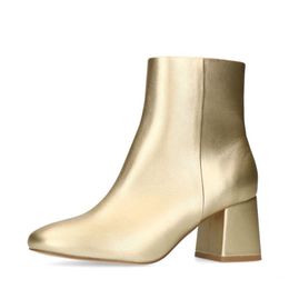 Sacha London SACHA Stiefelette Damen Gr&ouml;&szlig;e 38 gold Winterschuhe