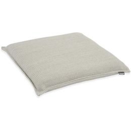 HOCK H.O.C.K. Sitzauflage &raquo;Linova&laquo; Outdoor Sitzkissen, 40x40x6cm, Stuhlkissen, salbei mint, gemustert beige,natur,helltaupe Obermaterial: 100% Polypropylen