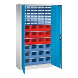 C+P Magazinschrank Serie 13, 1980x1000x420mm, 7035/5012 ; C + P M&ouml;belsysteme (133144-29|S10113)