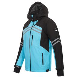 Rock Creek Funktionsjacke Herren Gr&ouml;&szlig;e L himmelblau / grau / schwarz