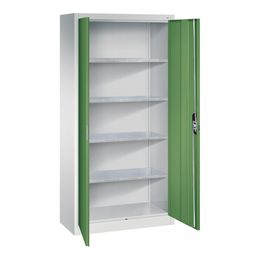 C+P Werkzeugschrank Acurado, 1950x930x400mm, 7035/6011 ; C + P Möbelsysteme (8920-00|S11244)