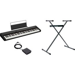 Casio Home-Keyboard &raquo;CT-S1-76 schwarz&laquo; inkluisve Pedal und Stativ schwarz