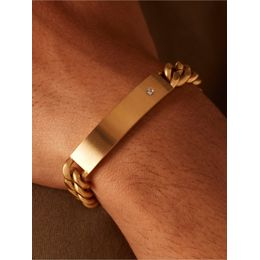 Lucardi Armband Herren Gr&ouml;&szlig;e 19 gold