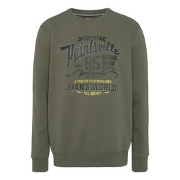 MAN'S WORLD Man's World Sweatshirt male Green size M