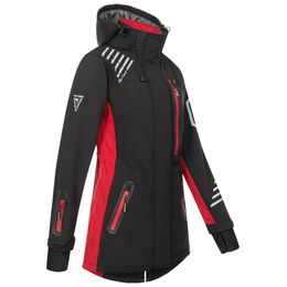 Rock Creek Outdoorjacke Damen Gr&ouml;&szlig;e M grau / rot / schwarz
