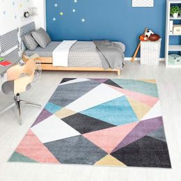 Carpet City Teppich »YOUNG915« rechteckig 11 mm Höhe Moderner Jugend- Kinder Teppich, ideal für Jugendzimmer bunt Obermaterial: 100% Polypropylen B...