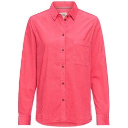 Camel Active Cordbluse mit Brusttasche Damen Größe XXL pink