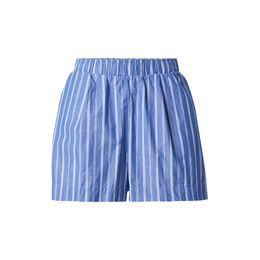 Gina Tricot Shorts 'Transit' Damen Gr&ouml;&szlig;e 36 blau / offwhite