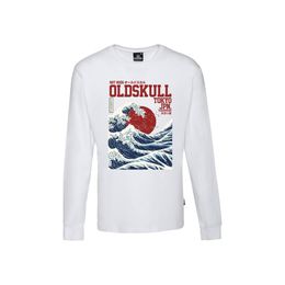 Oldskull Shirt 'Asian Big W' male White size M