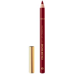 L'OR&Eacute;AL PARIS Lippenstift &raquo;Color Riche Le Lipliner&laquo; Intensive Farbpigmente, weiche Mine, pflegende Formel, langanhaltend. rot Lipliner zum...