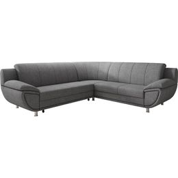 Trendmanufaktur Ecksofa »Rondo II, zeitlos & elegant, bequeme Armlehnen, L-Form« wahlweise mit Federkern, wahlweise mit Bettfunktion, B/T 267/247cm...