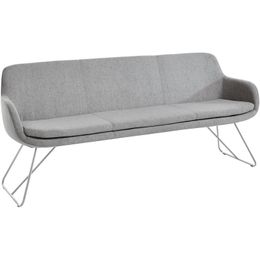Musterring Essbank &raquo;Tavia&laquo; Schlittengestell in drei Ausf&uuml;hrungen, Breite 180, 200 oder 220 cm silver + Edelstahl