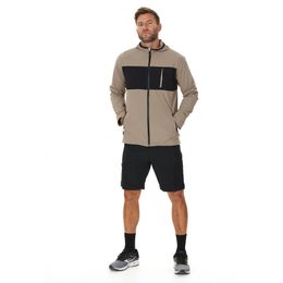 Endurance Sportjacke Herren Gr&ouml;&szlig;e L dunkelbeige / schwarz