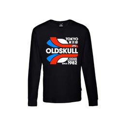 Oldskull Shirt 'Retro Tokyopolis' male Black size XXL