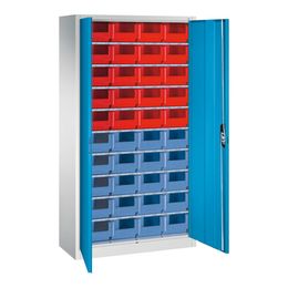 C+P Magazinschrank Serie 13, 1980x1000x420mm, 7035/5012 ; C + P M&ouml;belsysteme (133144-24|S10120)