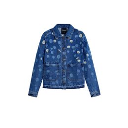 Desigual &Uuml;bergangsjacke Damen Gr&ouml;&szlig;e XS blau / mischfarben