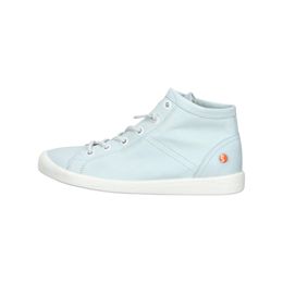 Softinos Sneaker high Damen Gr&ouml;&szlig;e 36 hellblau / orange / wei&szlig;