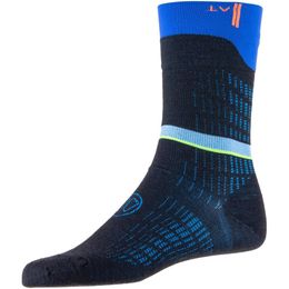 Sidas Sportsocken 'Nordic' Herren Größe 40/41 blau / neongelb / orange / schwarz