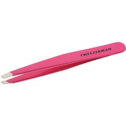 Tweezerman Pinzette »Schräge Slant« Präzise, handgeschliffen, aus rostfreiem Edelstahl. PINK Wow-Brows easy going: Der Slant Tweezer entfernt...