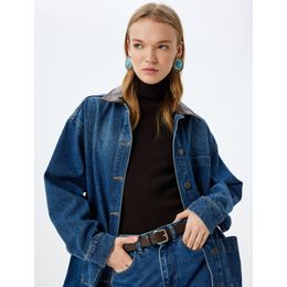 KOTON Jacke Damen Gr&ouml;&szlig;e S indigo