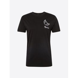 Mister Tee T-Shirt 'Paris' Herren Gr&ouml;&szlig;e S schwarz / wei&szlig;