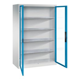 C+P Werkzeugschrank Acurado, 1950x1200x600mm, 7035/5012 ; C + P Möbelsysteme (8932-055|S10201)
