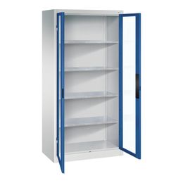 C+P Werkzeugschrank Acurado, 1950x930x500mm, 7035/5010 ; C + P Möbelsysteme (8921-055|S10405)